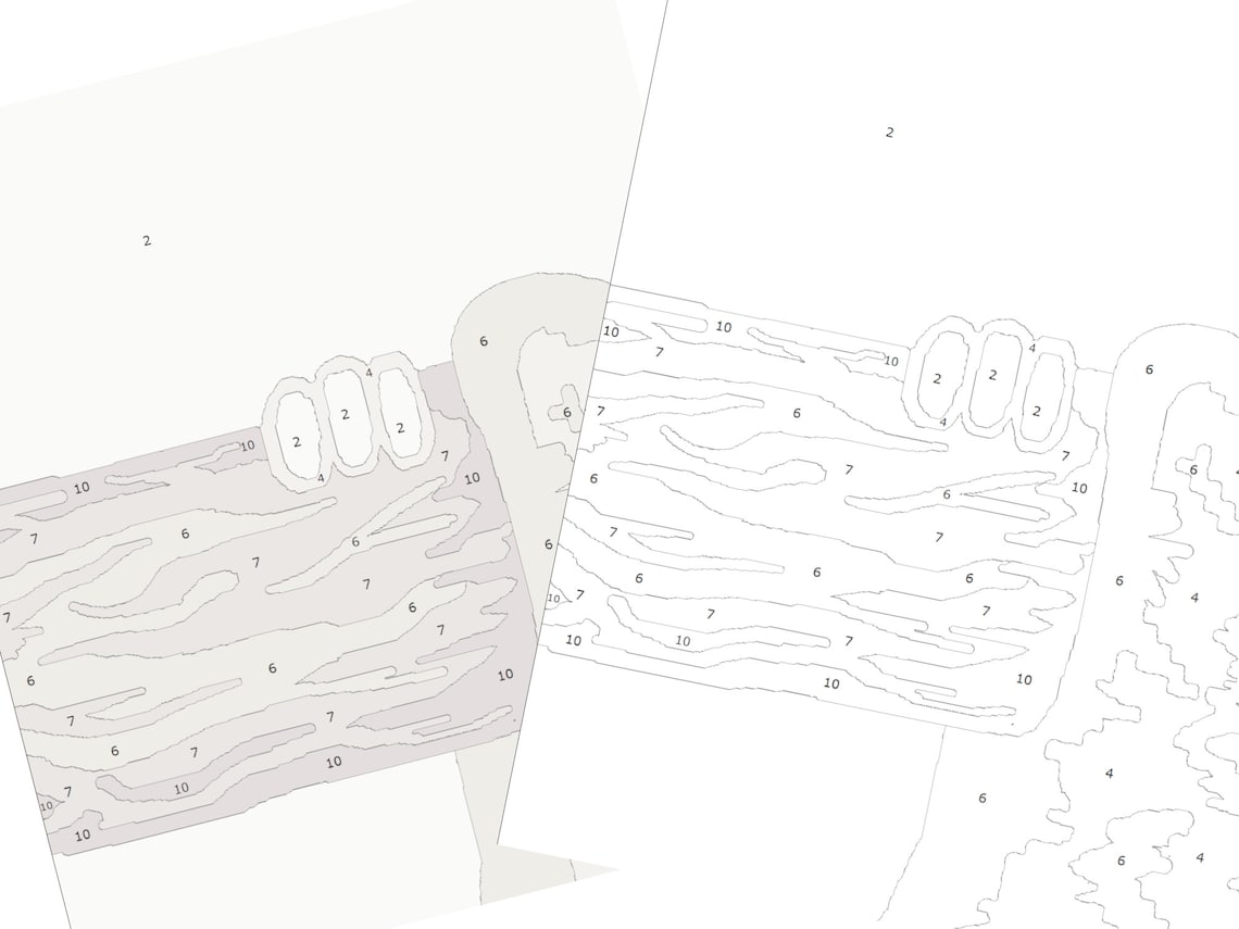 Painting by the Number Sloth PDF, for Adults Kids Easy Printable Cute ...