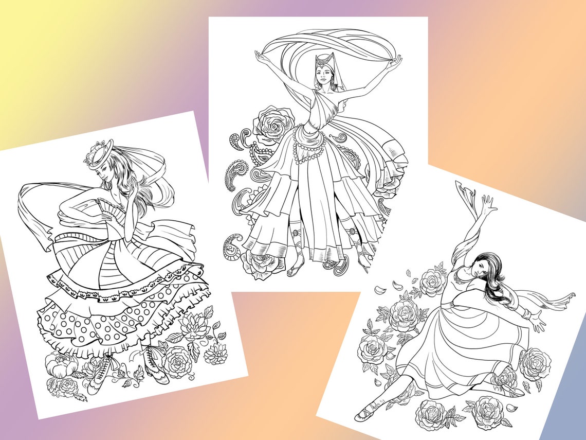 Coloring Pages People PDF, Printable Cute Easy Color Pages to Print ...