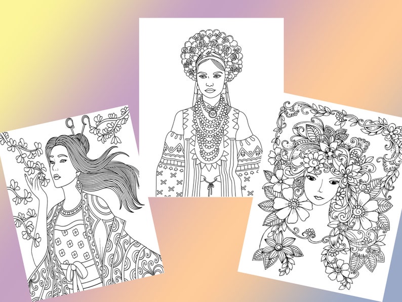 Coloring Pages People PDF, Printable Cute Easy Color Pages to Print ...