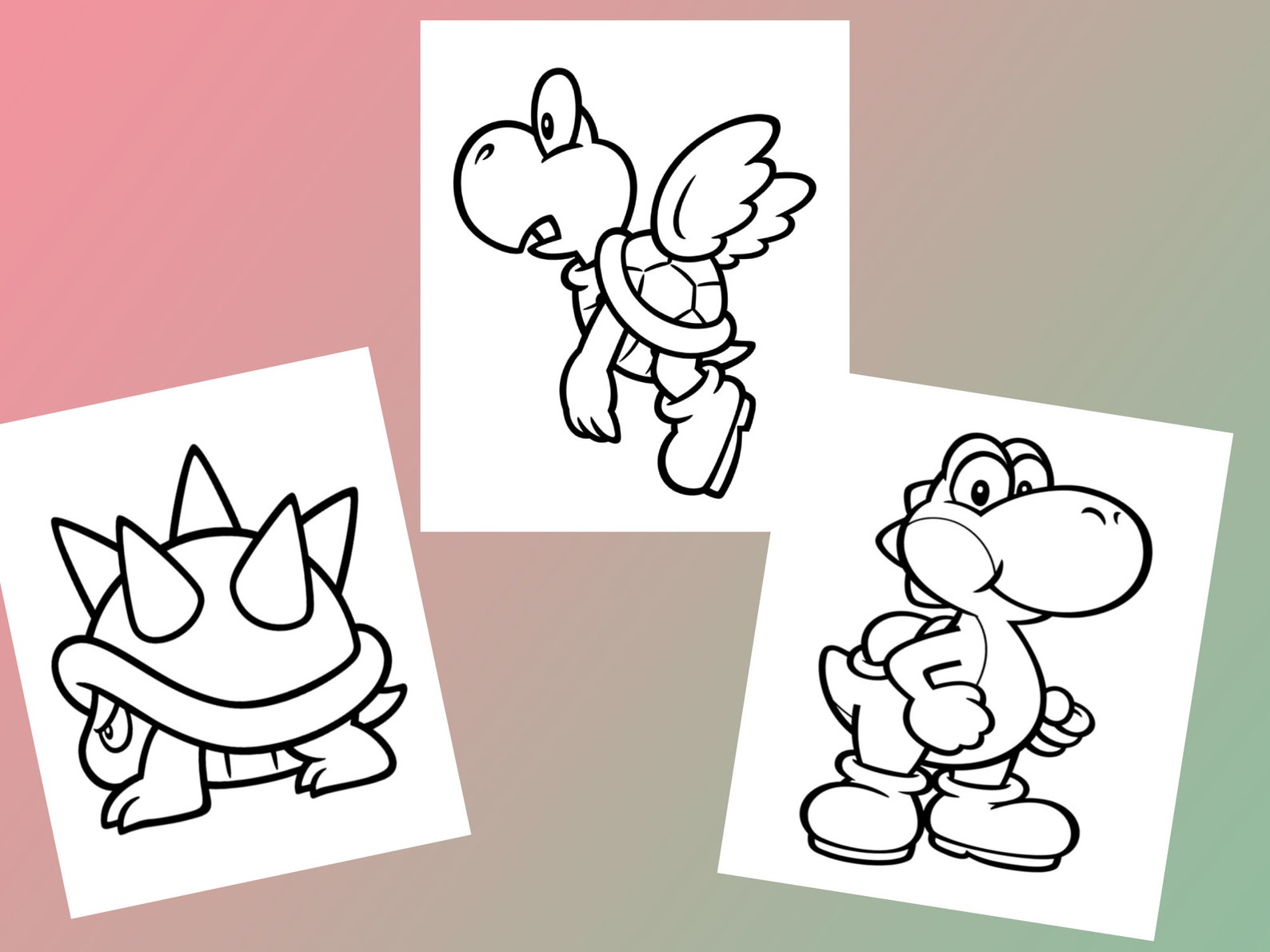 Coloring Pages PDF, Printable Cute Easy Color Sheets to Print for Kids ...