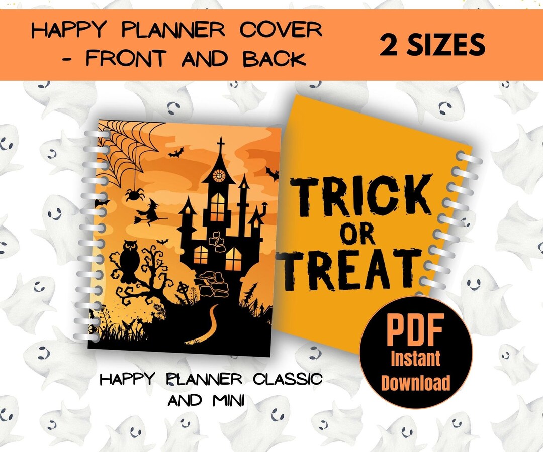 Digital PDF Download: Spooky Halloween Manor Happy Planner - Etsy