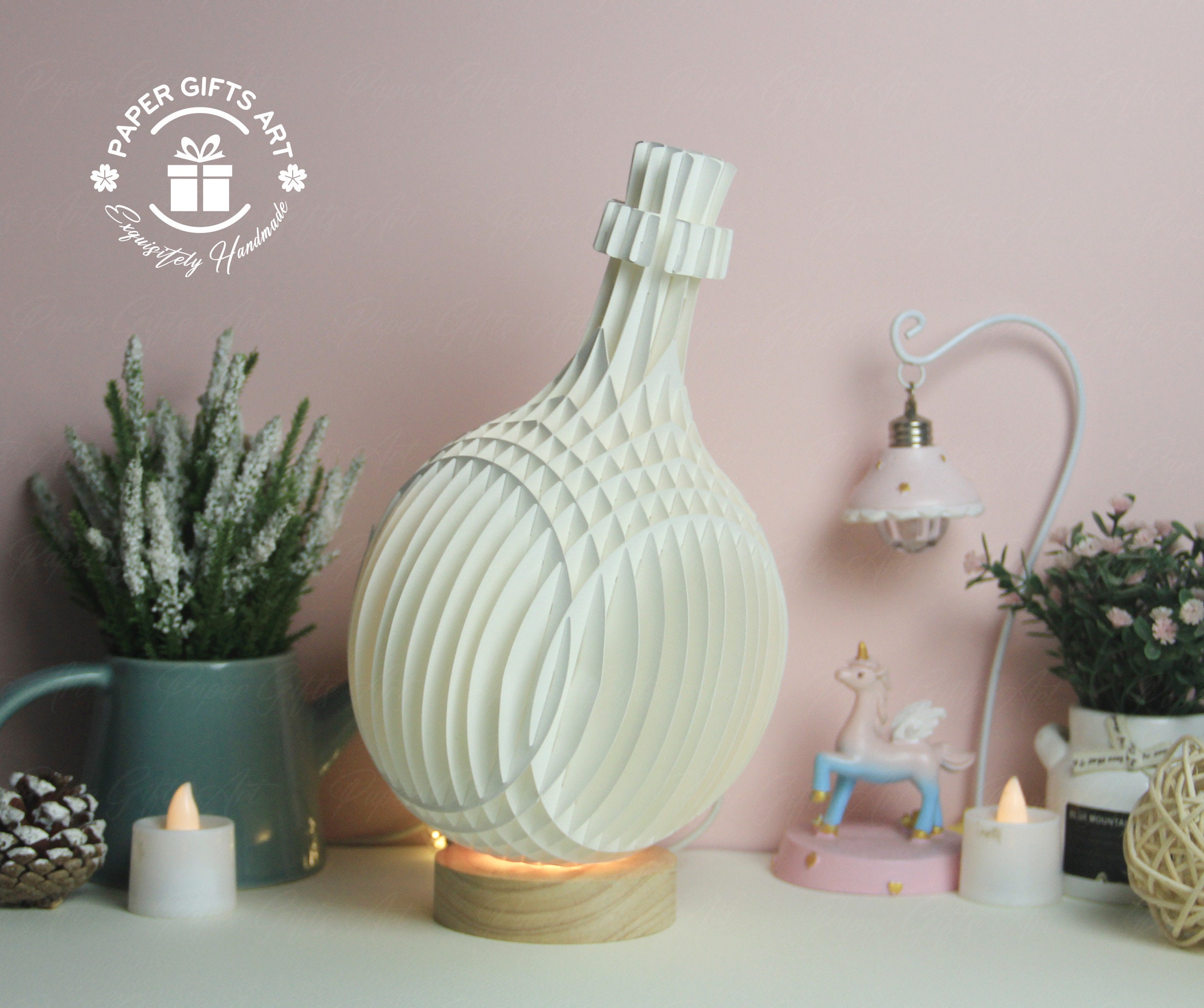 Fairy in Bottle Pop up 3D - Fairy Sphere Popup - Fairy Paper Cutting ...