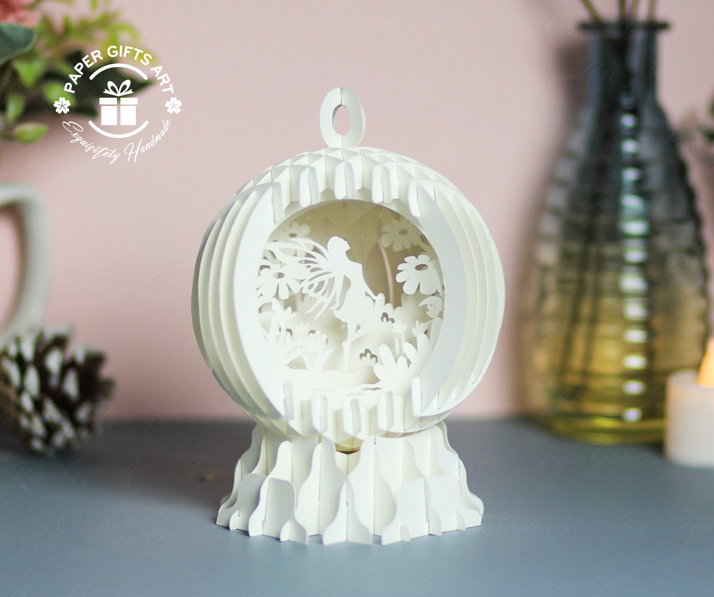 Fairy in the Flower Garden Sphere Popup Mini - Fairy Sphere Popup 3D ...