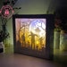 Halloween Zombie Paper Cut Light Box Template, Shadow Box, 3D Papercut ...