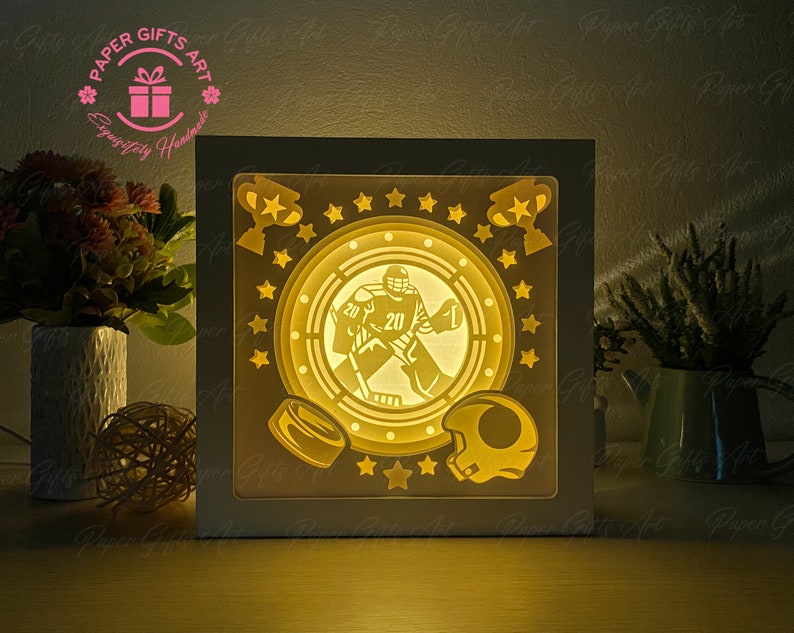 Rugby Shadow Box,sports Lightbox SVG Template - Digital Template ...