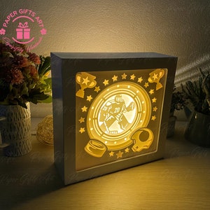 Rugby Shadow Box,sports Lightbox SVG Template - Digital Template ...