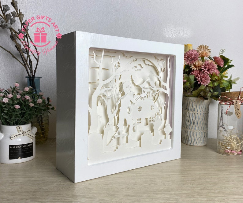Skeletons Halloween, Paper Cut Light Box Template Files, Shadow Box ...