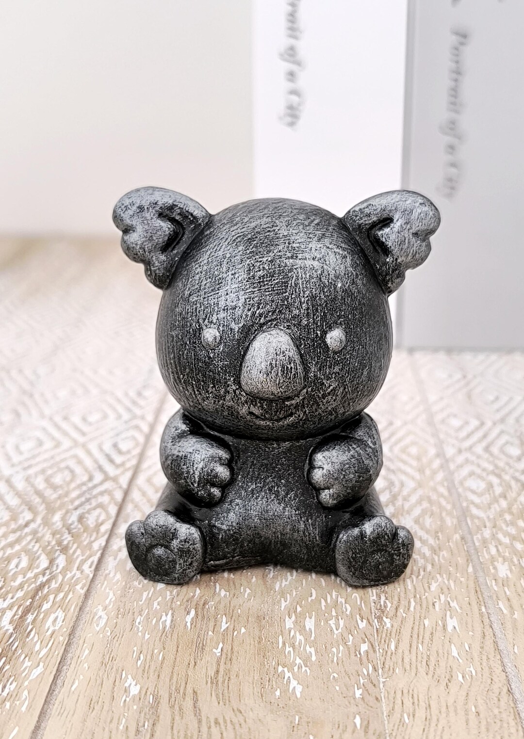 Handmade Koala Sculpture, Rustic Koala Figurine, Artisan Animal Lover ...