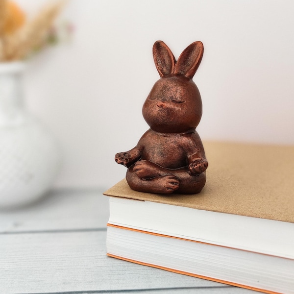 Yoga Rabbit Figurine - Etsy