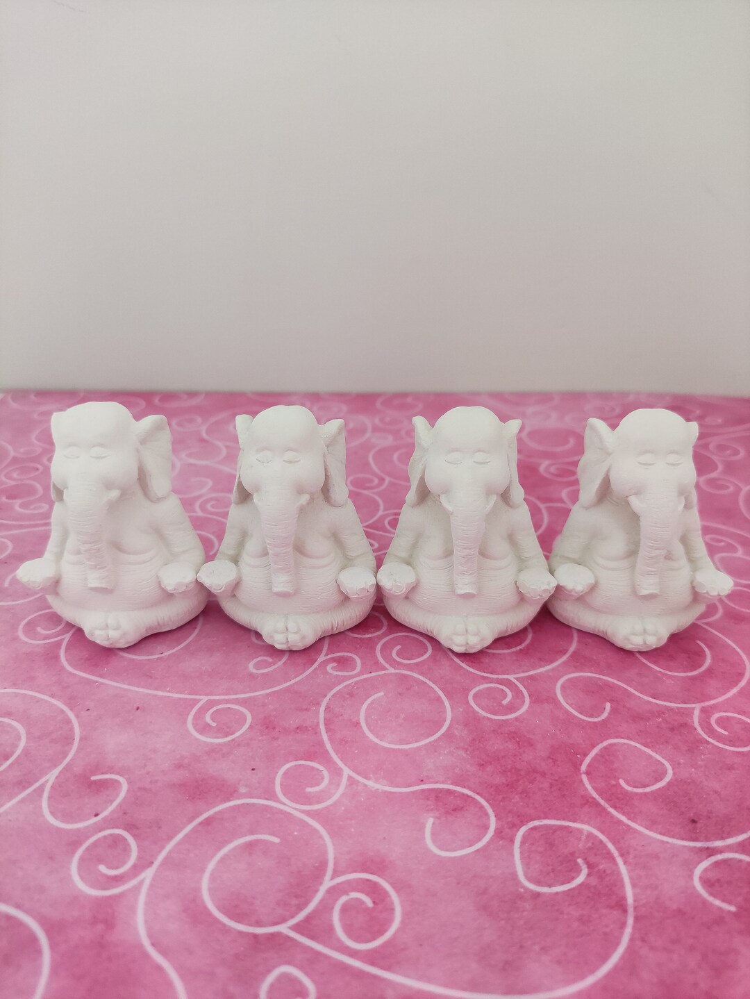 Ready to Paint Elephant Figurines, Paint Your Own Animal, Unpainted ...