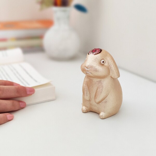 Rabbit Statues for Indoor Decor - Etsy
