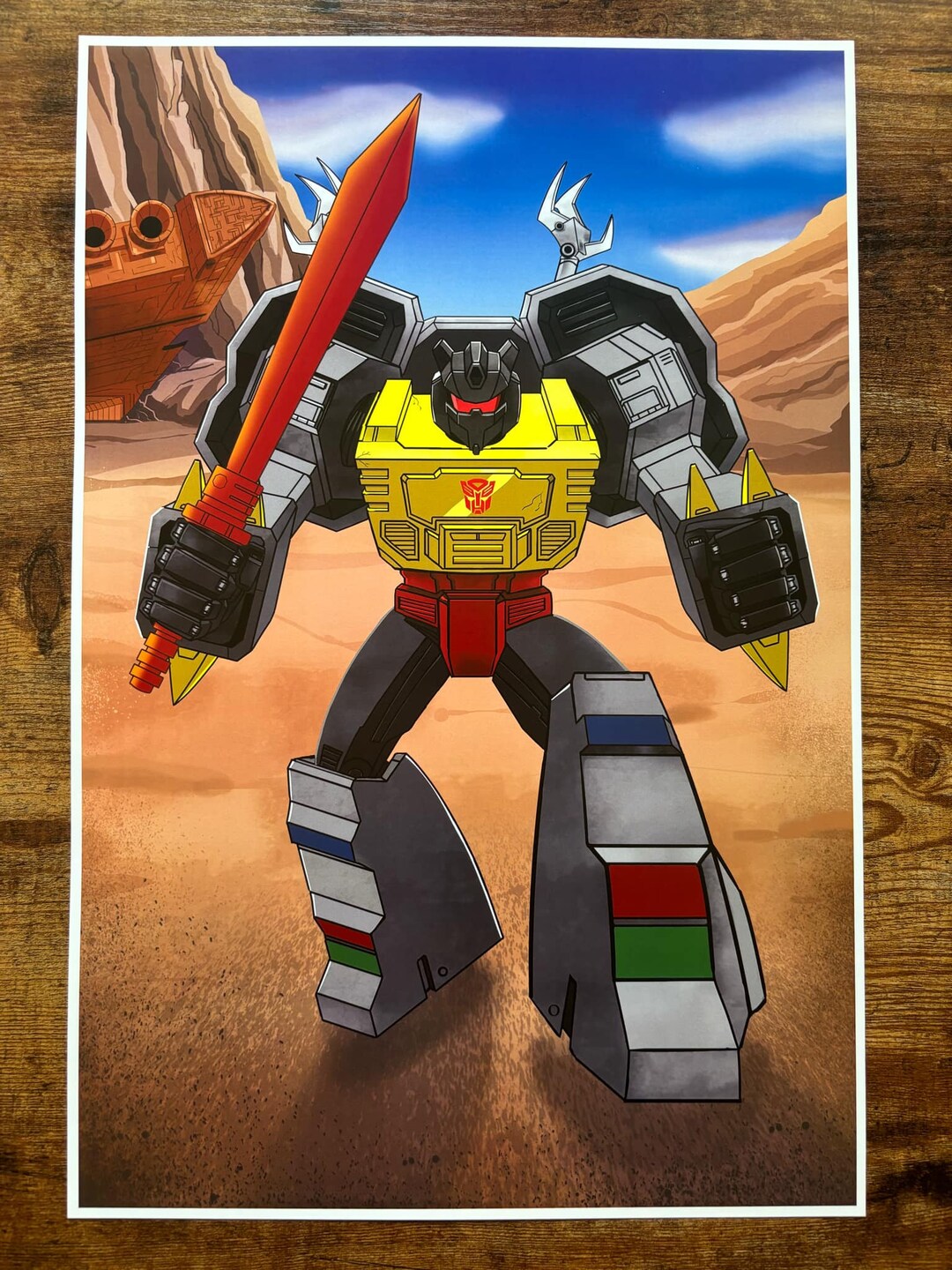 Grimlock Poster Print - Etsy