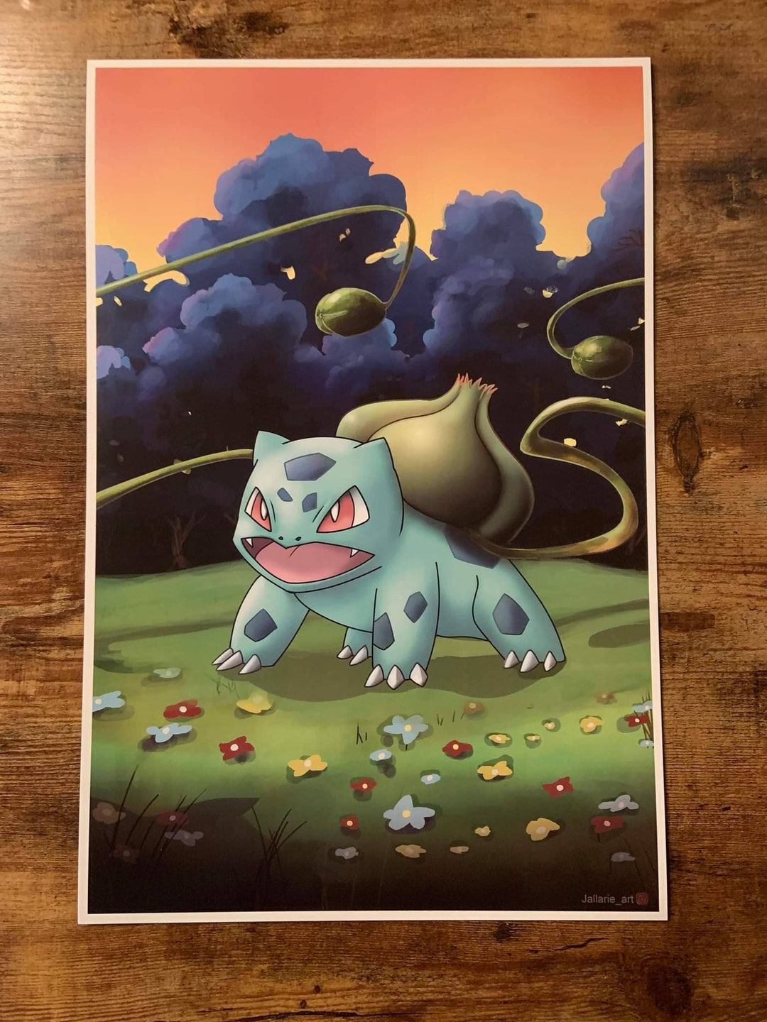 Bulbasaur Fan Art Poster Print - Etsy