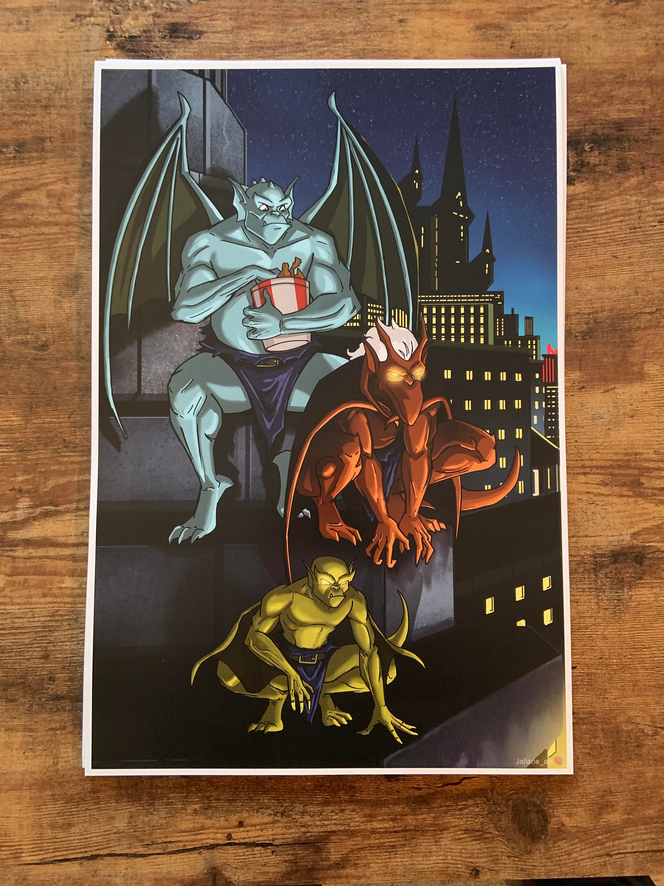 Gargoyles Fan Art Poster Print - Etsy