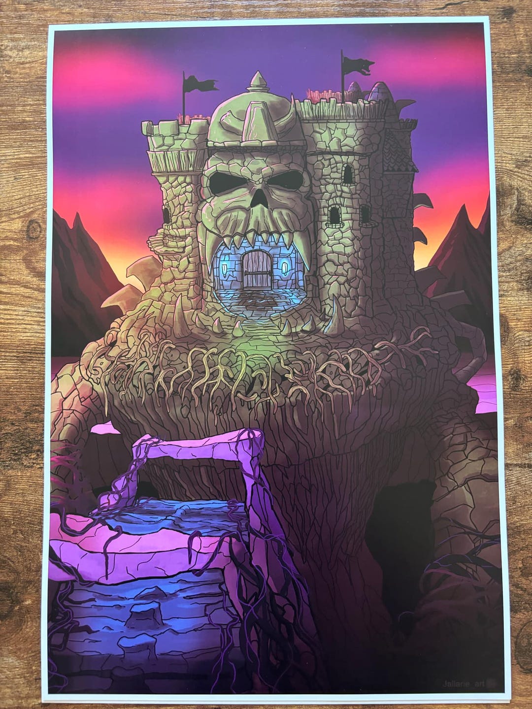 Castle Greyskull Art Poster Print - Etsy