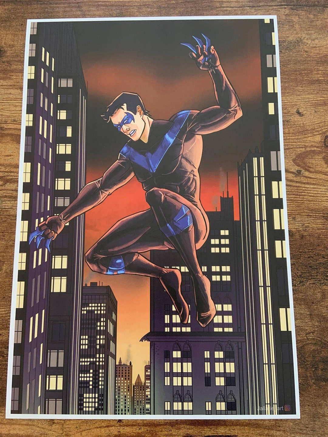 Nightwing Fan Art Poster Print - Etsy