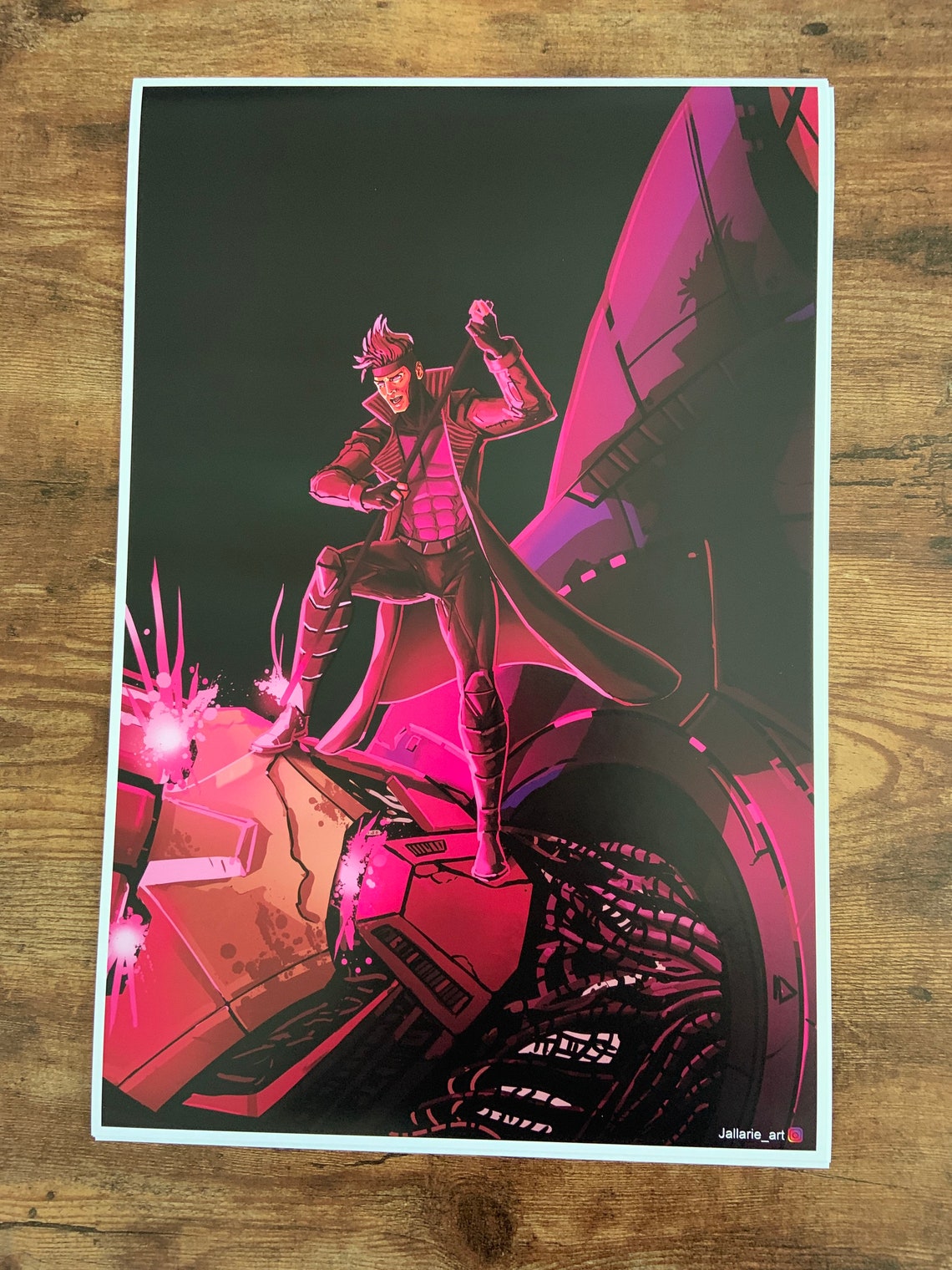 Gambit Vs. Sentinel Poster Print - Etsy