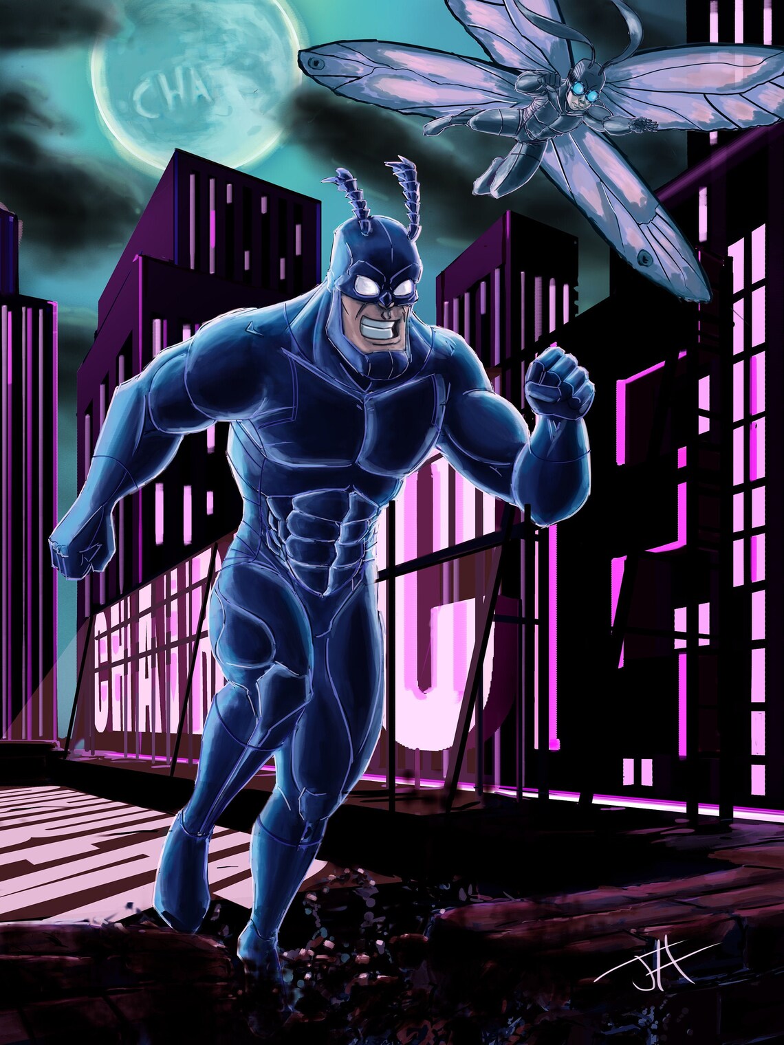 The Tick Fan Art Poster Print - Etsy