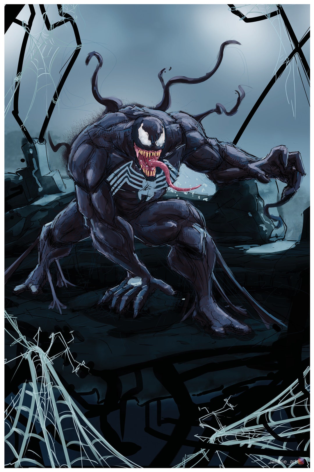 Venom Fan Art Poster Print - Etsy