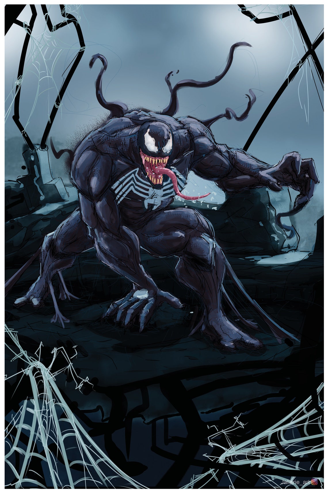 Venom Fan Art Poster Print - Etsy