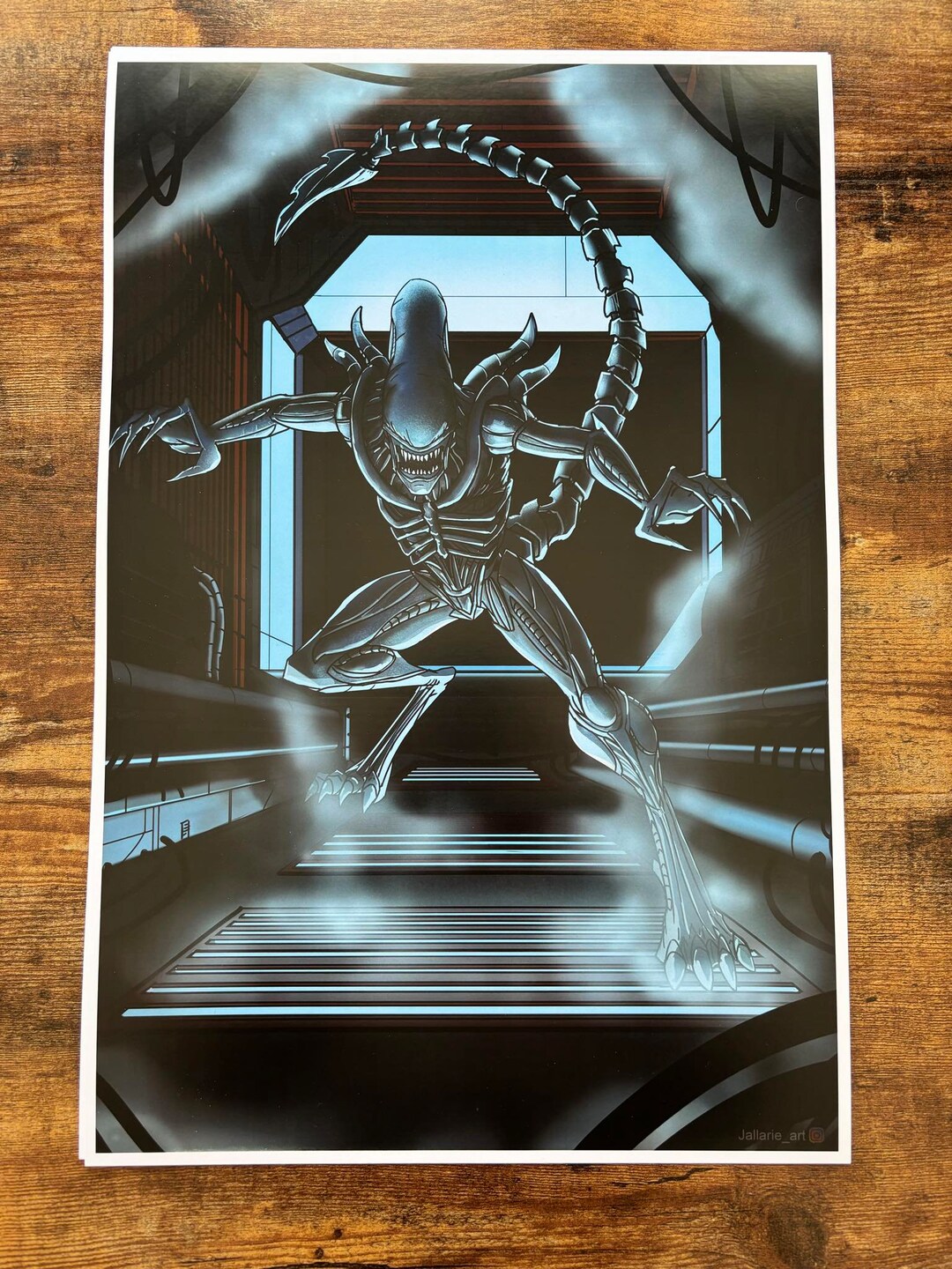 Xenomorph Fan Art Poster Print - Etsy