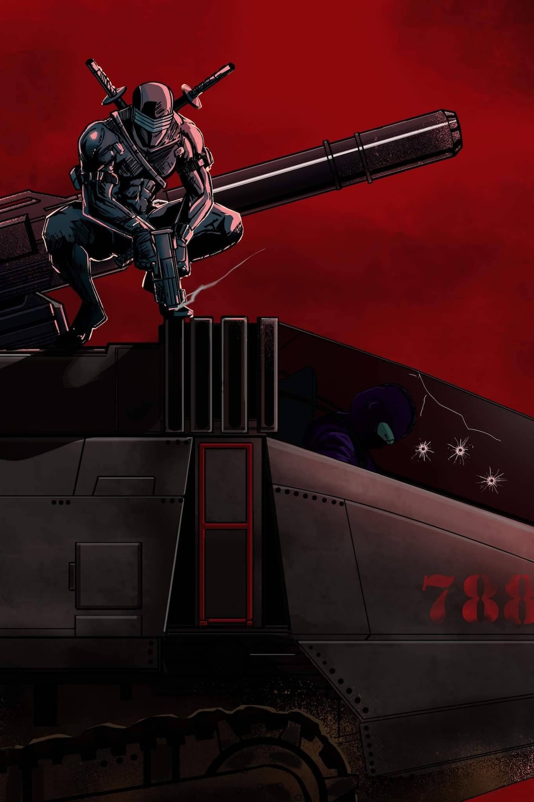 Snake Eyes GI Joe Poster Print - Etsy