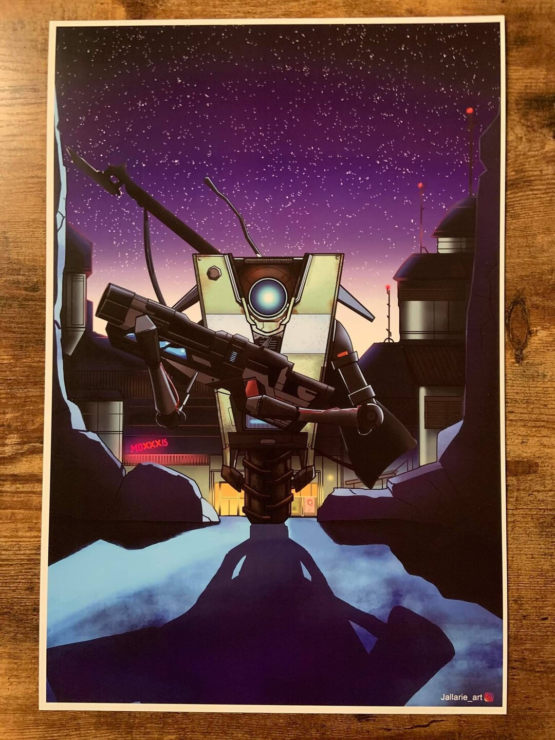 Claptrap Fan Art Poster Print - Etsy