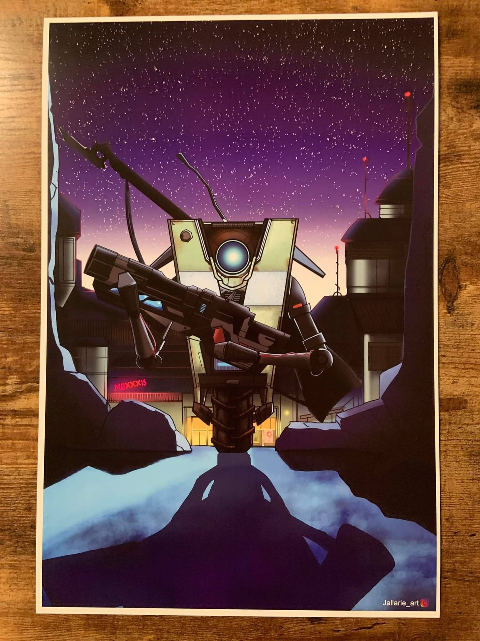 Claptrap Fan Art Poster Print - Etsy