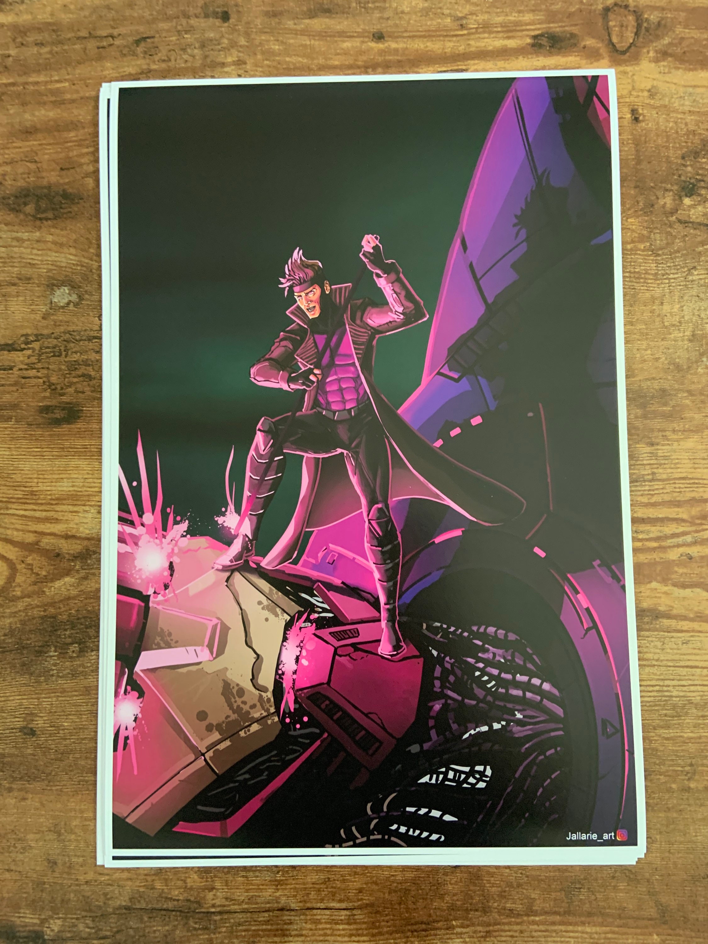 Gambit Vs. Sentinel Poster Print - Etsy