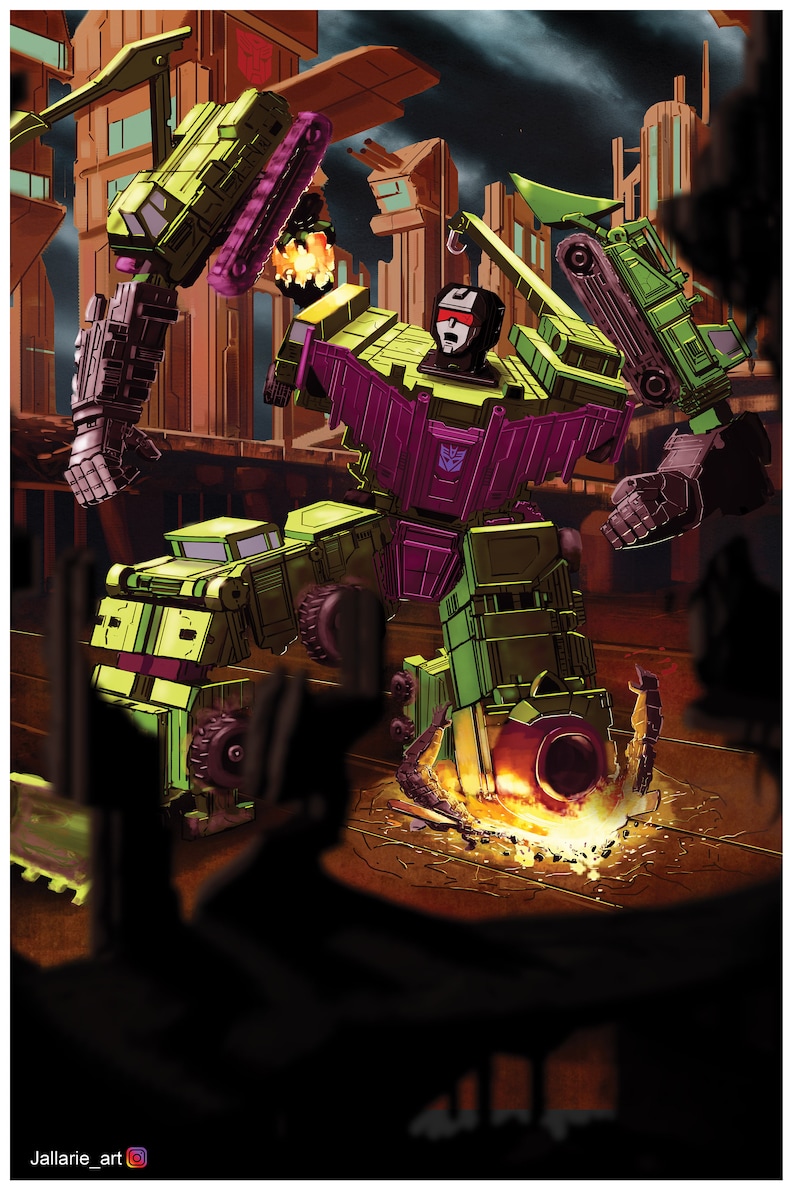 Transformers Devastator Fan Art Poster Print - Etsy