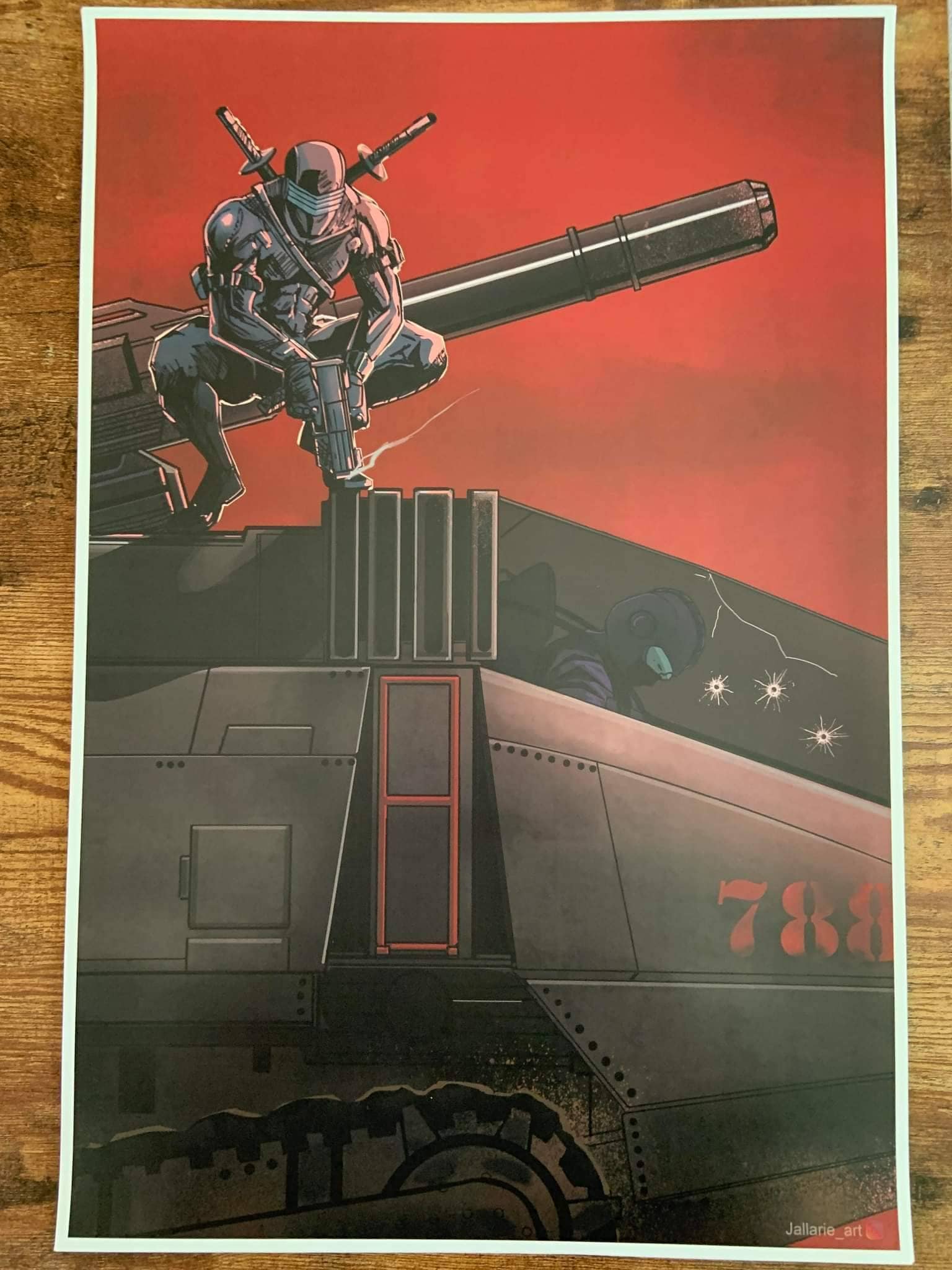 Snake Eyes GI Joe Poster Print - Etsy