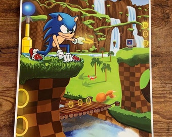 Sonic the Hedgehog Pixel Art - Etsy Canada
