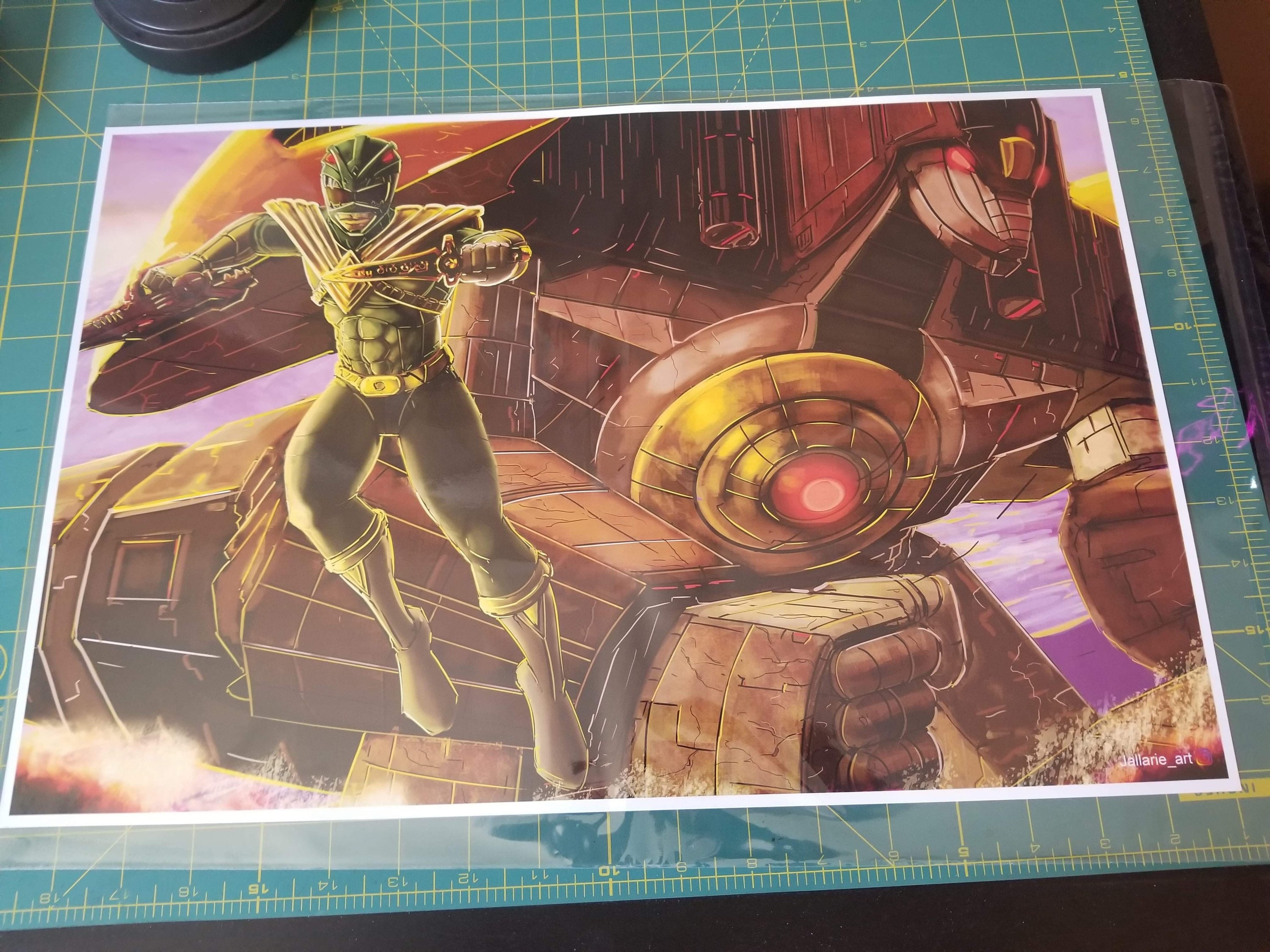 Green Power Ranger Fan Art Poster Print - Etsy