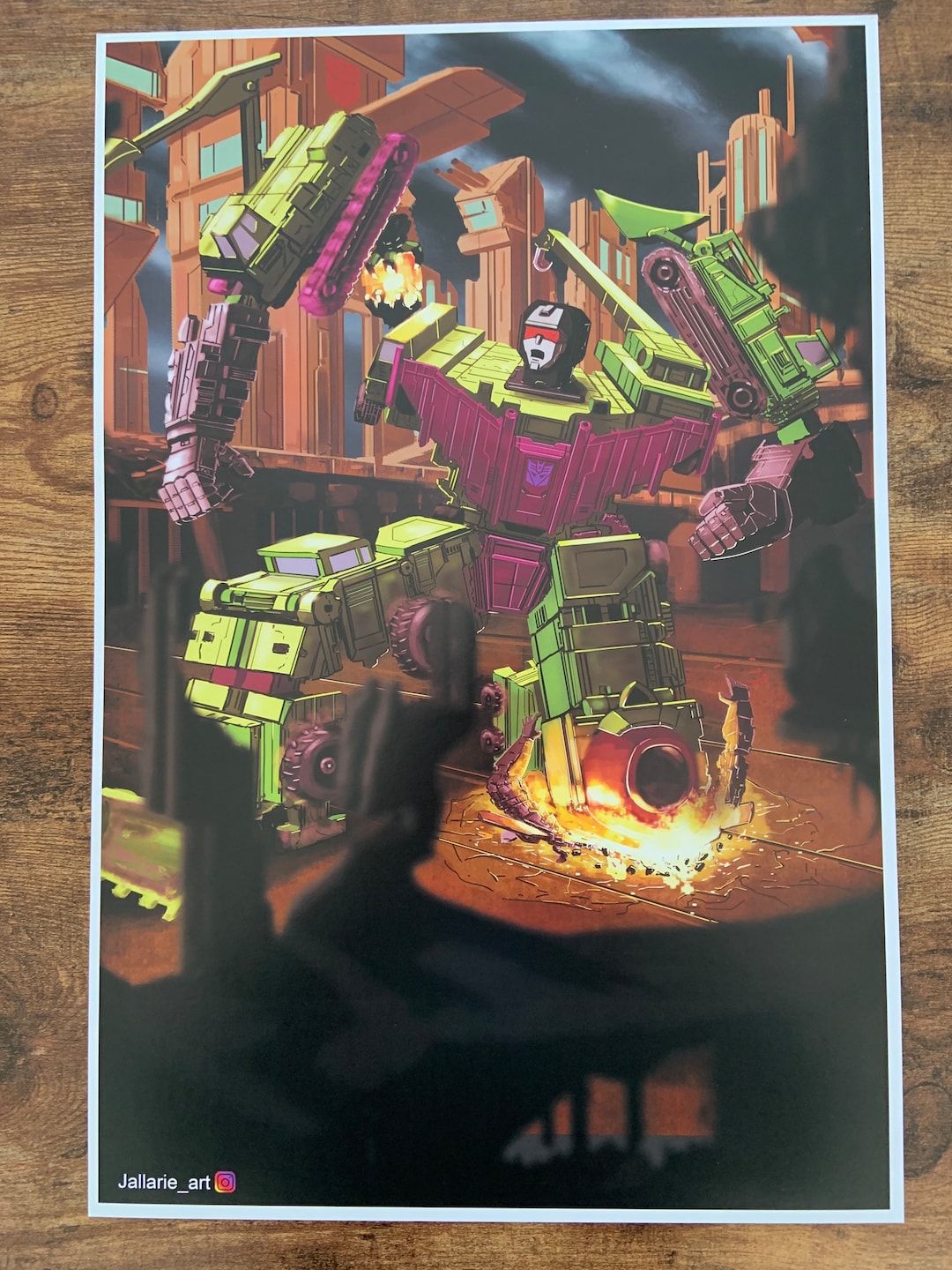 Transformers Devastator Fan Art Poster Print - Etsy New Zealand