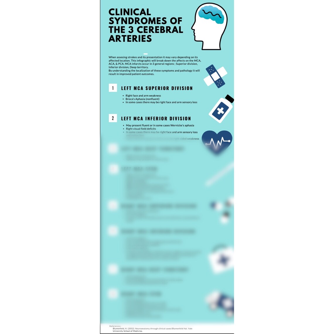 Clinical Syndromes of the 3 Cerebral Arteries, Symptoms, & Types of ...