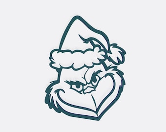 The Grinch Ornament/keychain 3D Print STL File | Etsy