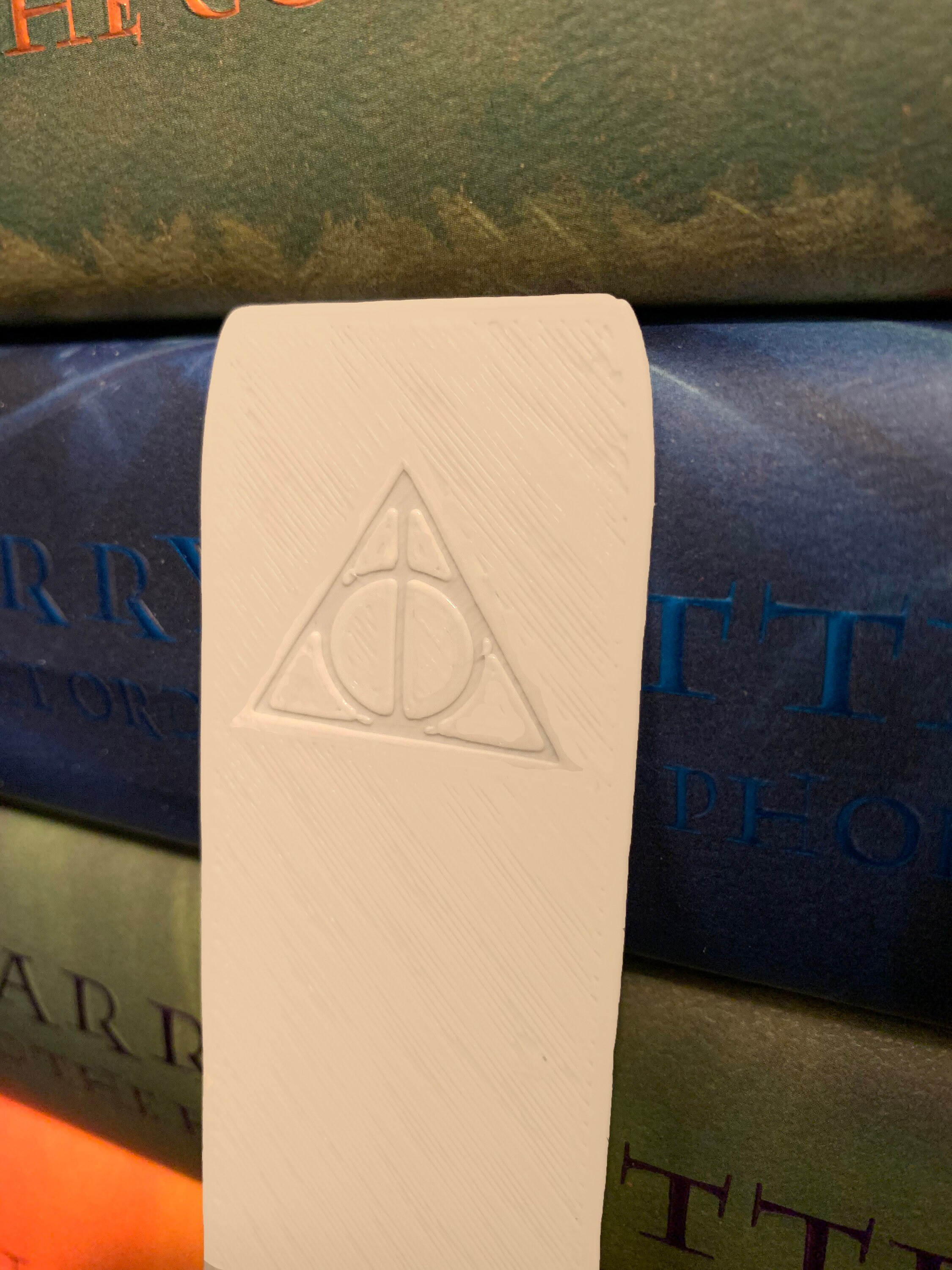 Deathly Hallows Bookmark - 3D Print STL File - Etsy