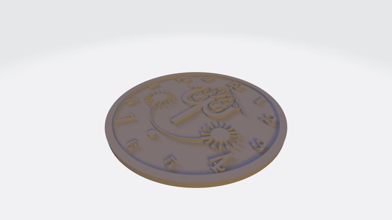 It's a Small World Clock Face 3D STL File Digital 3 Versions - Etsy
