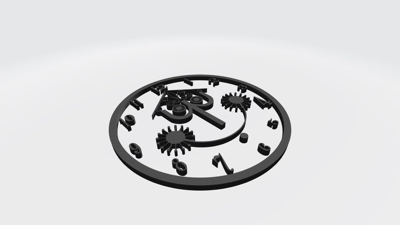 It's a Small World Clock Face 3D STL File Digital 3 Versions - Etsy
