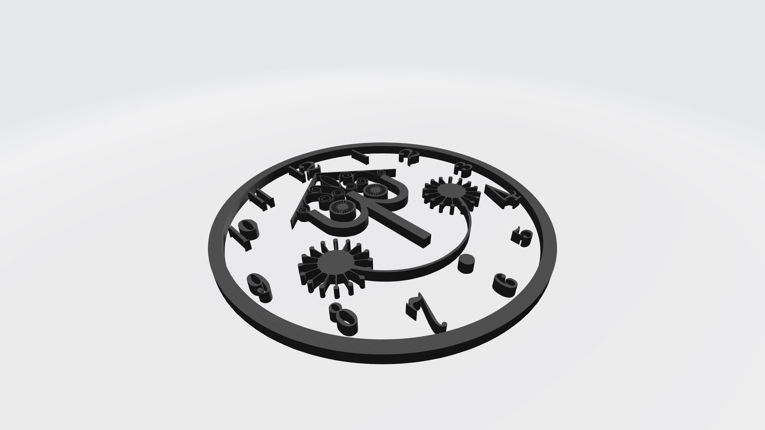 It's a Small World Clock Face 3D STL File Digital 3 Versions - Etsy