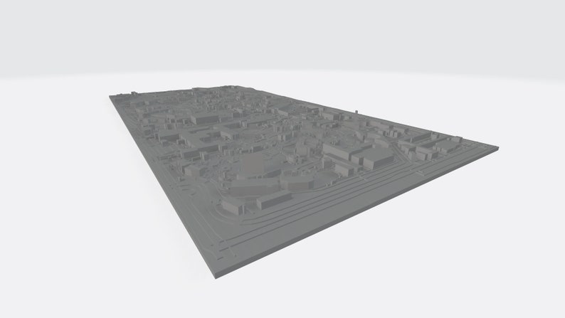Map of Disneyland - STL Digital 3D File - 3D Birds Eye View - Etsy