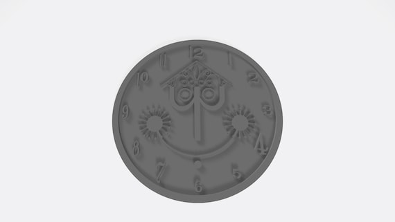It's a Small World Clock Face 3D STL File Digital 3 - Etsy