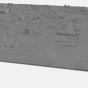 Map of Disneyland - STL Digital 3D File - 3D Birds Eye View - Etsy