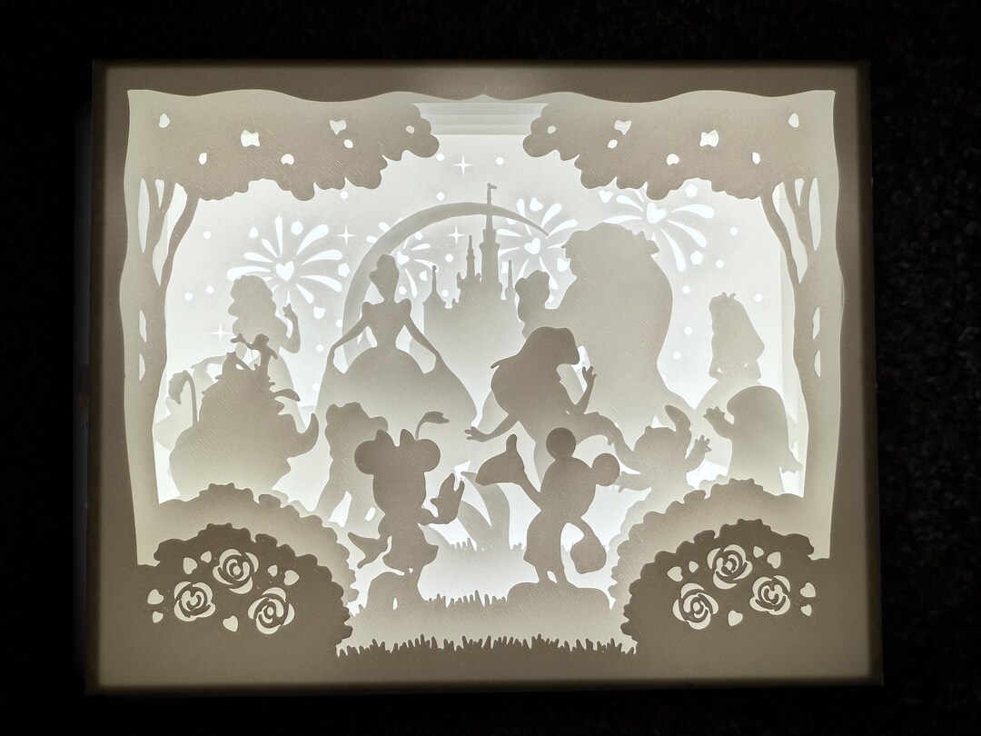 Many Magical Characters - 3D Lightbox Digital Files - 3D Print STL ...