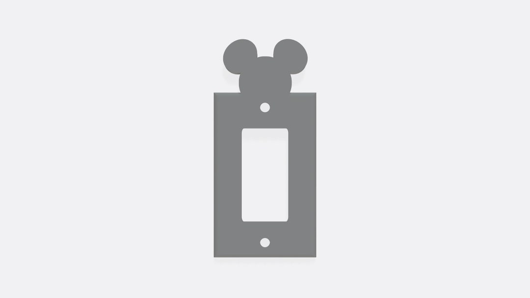 Magical Mouse Light Switch or Outlet Cover Plate - 3D Print STL File ...