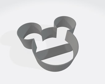 Mickey Mouse Cookie Cutter Stl File - Etsy