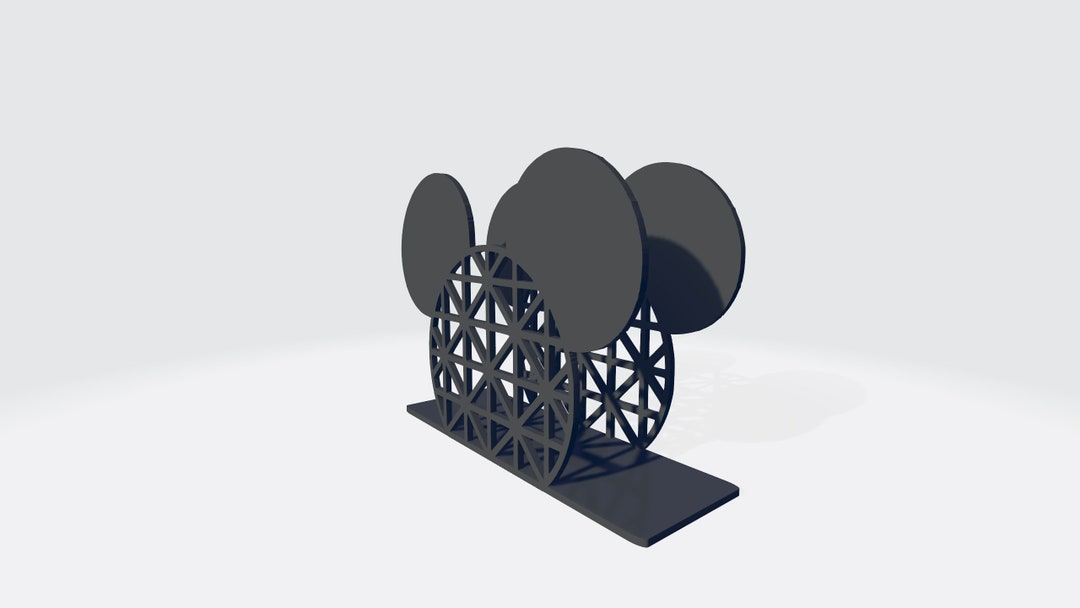 Magical Mouse Napkin Holder - Spaceship Earth Design - 3D Print STL ...