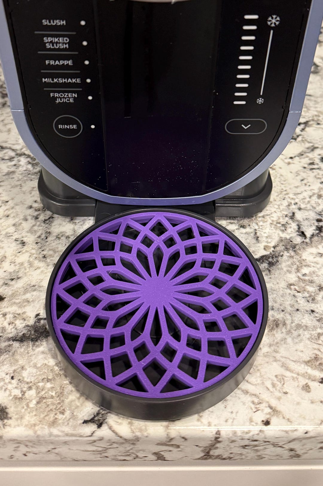 Ninja Slushi Drip Tray Insert - Geometric Flower Design - Digital File ...