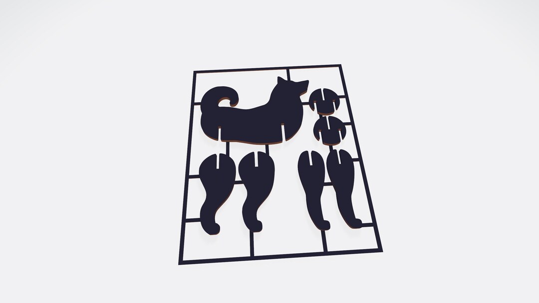 Dog V1 Kit Card Model - 3D Print STL File - 2 Versions - Etsy