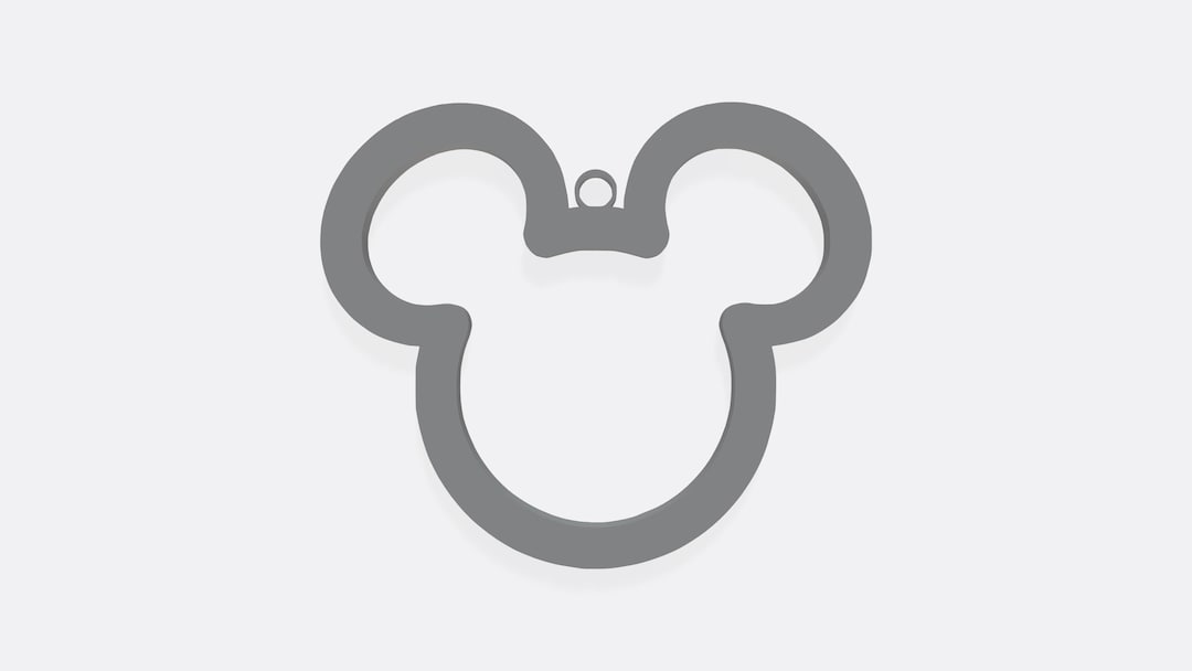 Magical Mouse Ornament/keychain - 3D Print STL File - Mouse Head - Etsy
